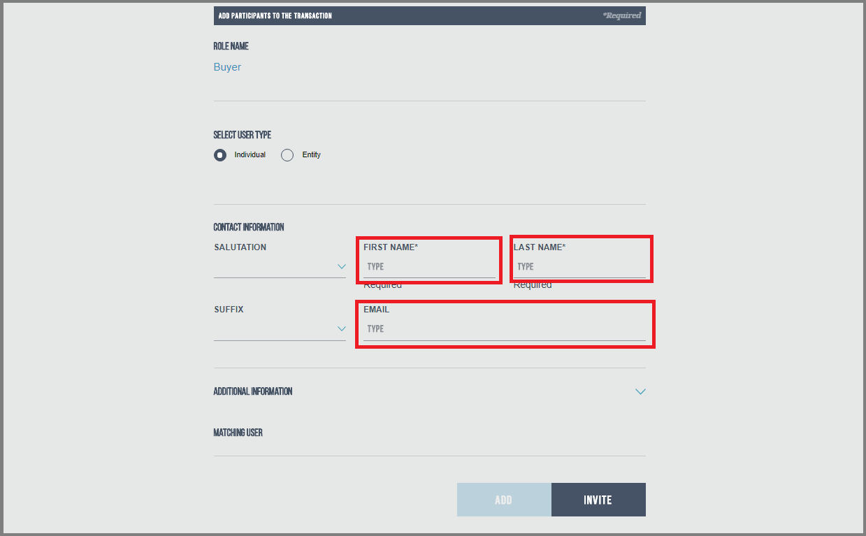 How to Create a New Transaction – Track Your Closing Support Center