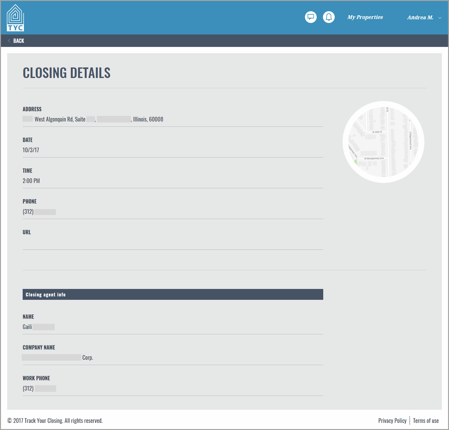 How to View Closing Information – Track Your Closing Support Center