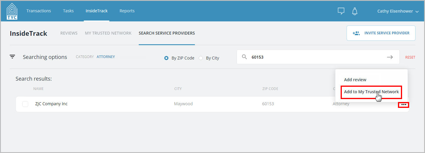 How to Add a Company, Group, or User to your Trusted Network – Track ...
